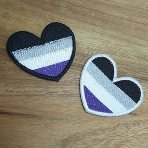 Pride Flag Love Heart Patches LGBT Trans Nonbinary Flags Iron on Embroidery Patch Accessory - Etsy