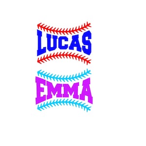 Personalized Baseball Decal , Personalized Softball Decal , Baseball ...