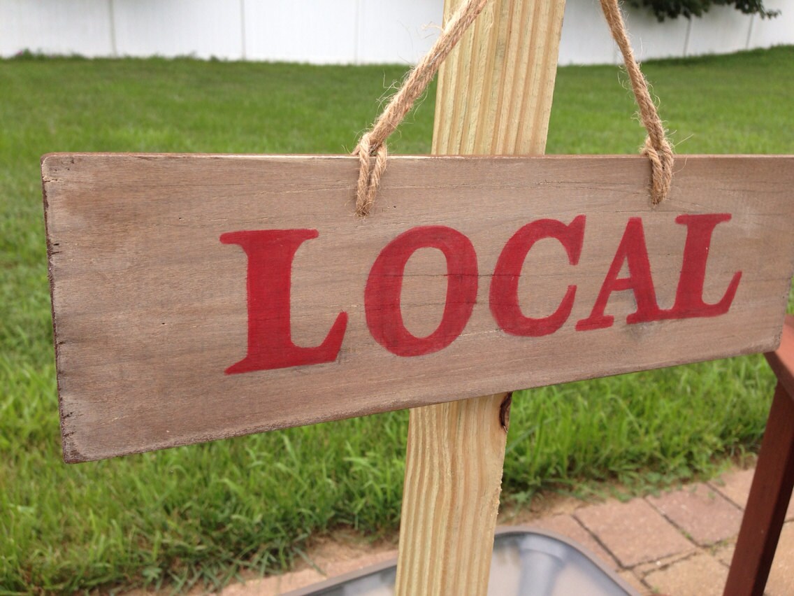 LOCAL Handpainted Wood Beach Sign Custom Made to Order | Etsy