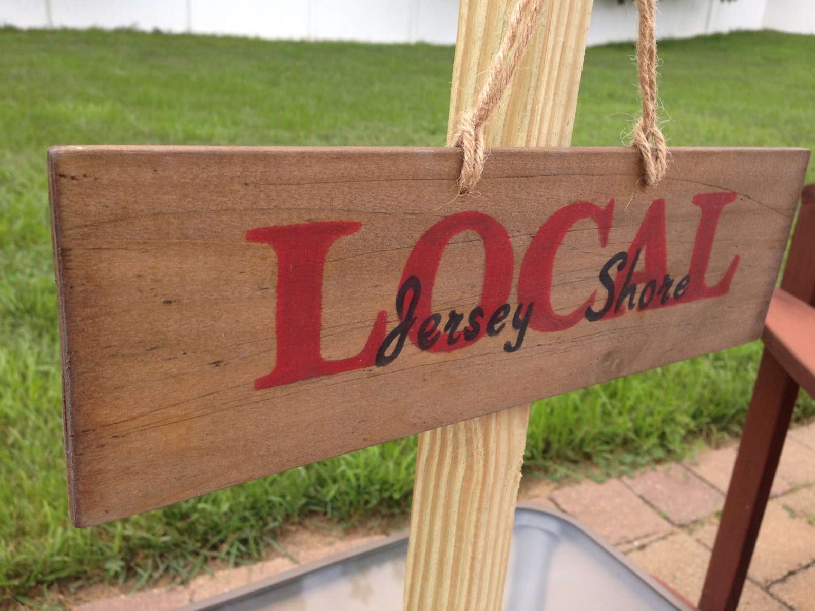 LOCAL Handpainted Wood Beach Sign Custom Made to Order | Etsy