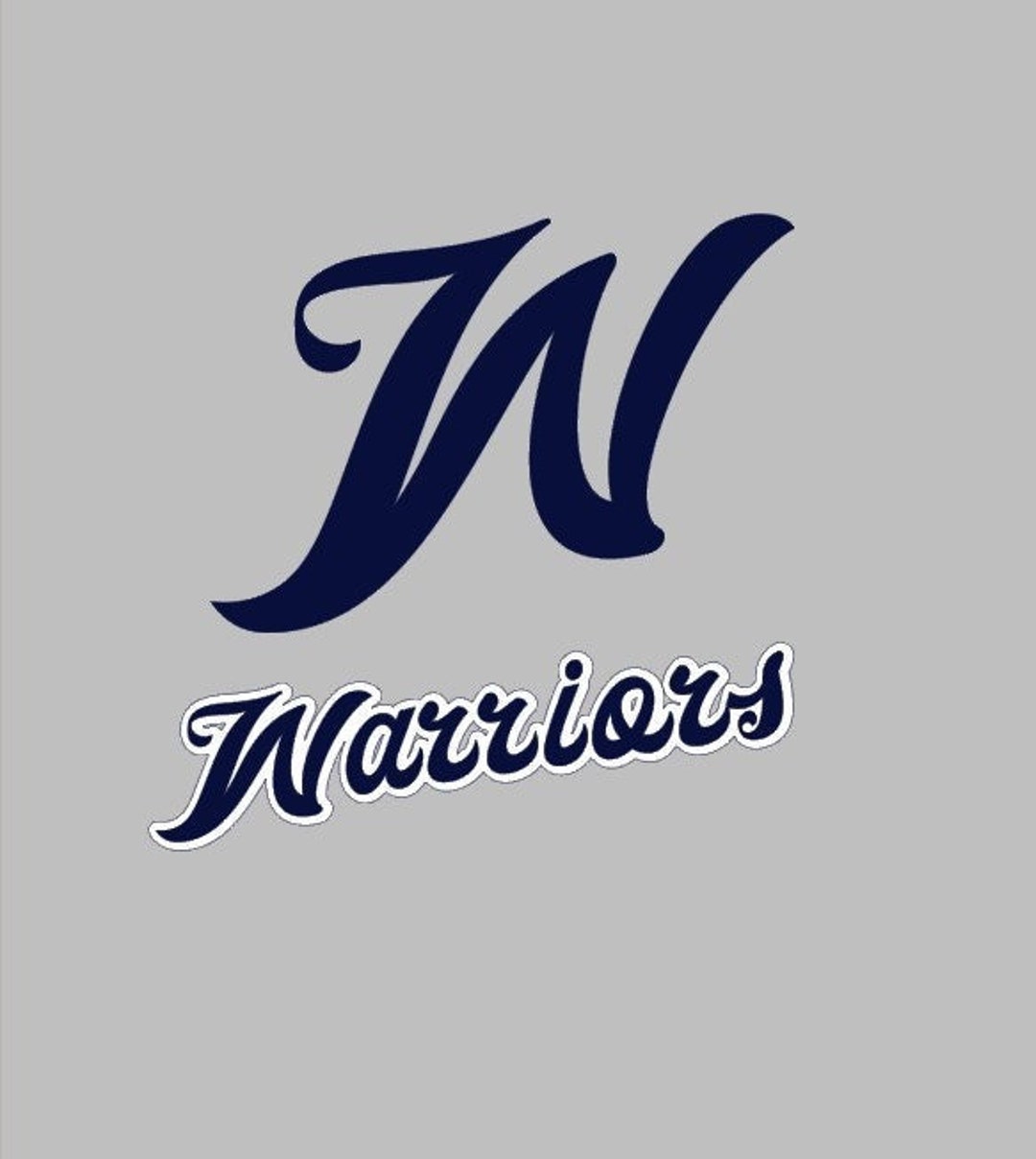 W Decal Warriors Helmet Decal Baseball Decal Warriors Car - Etsy