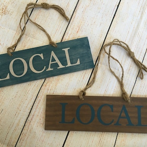 LOCAL Handpainted Wood Beach Sign - Custom, Made to Order, Hanging ...