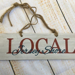 LOCAL Handpainted Wood Beach Sign - Custom, Made to Order, Hanging ...
