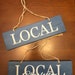 LOCAL Handpainted Wood Beach Sign Custom Made to Order - Etsy
