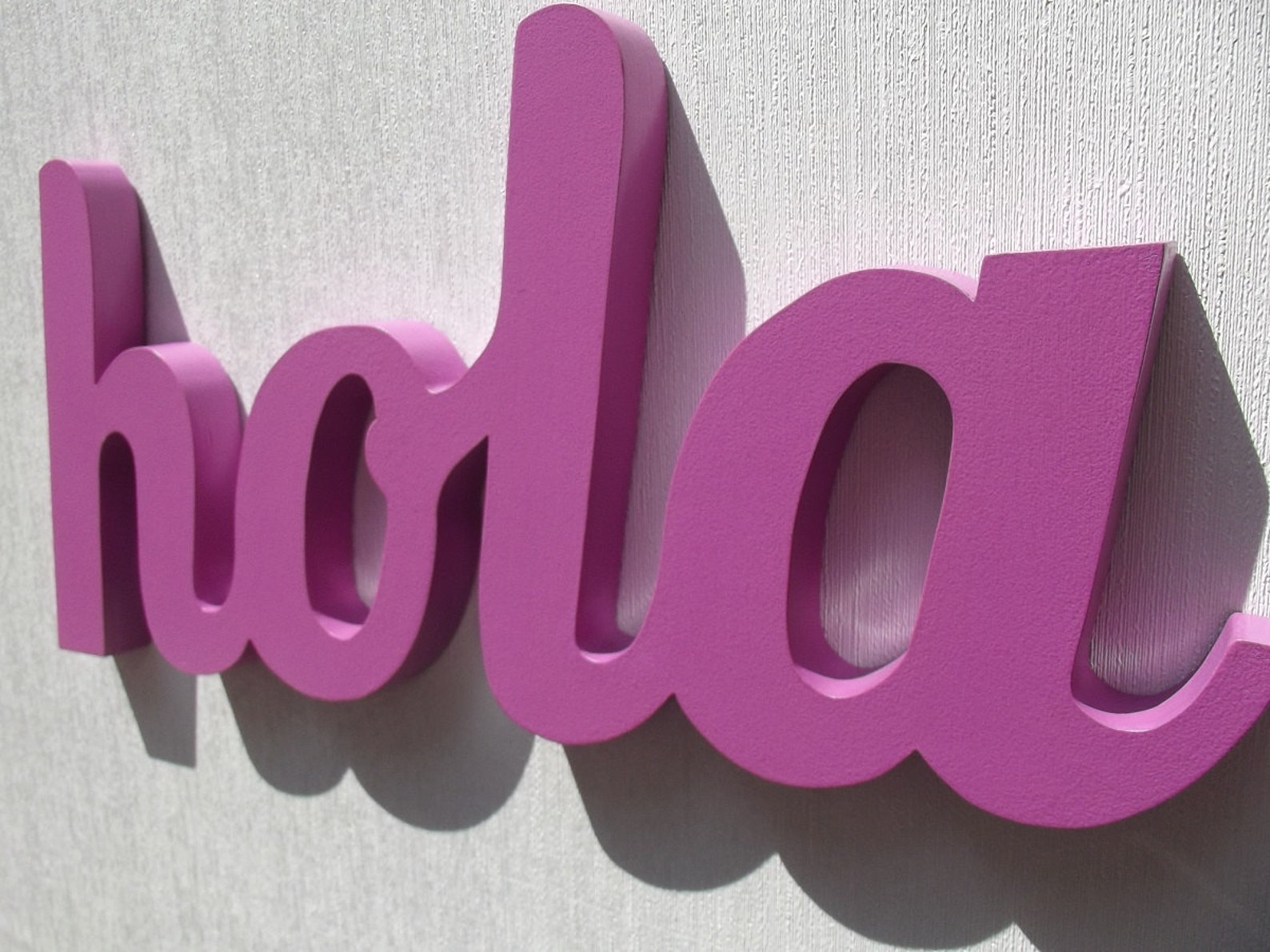 HOLA Wood Spanish Hello Sign Stand-alone Decoration Shelf - Etsy