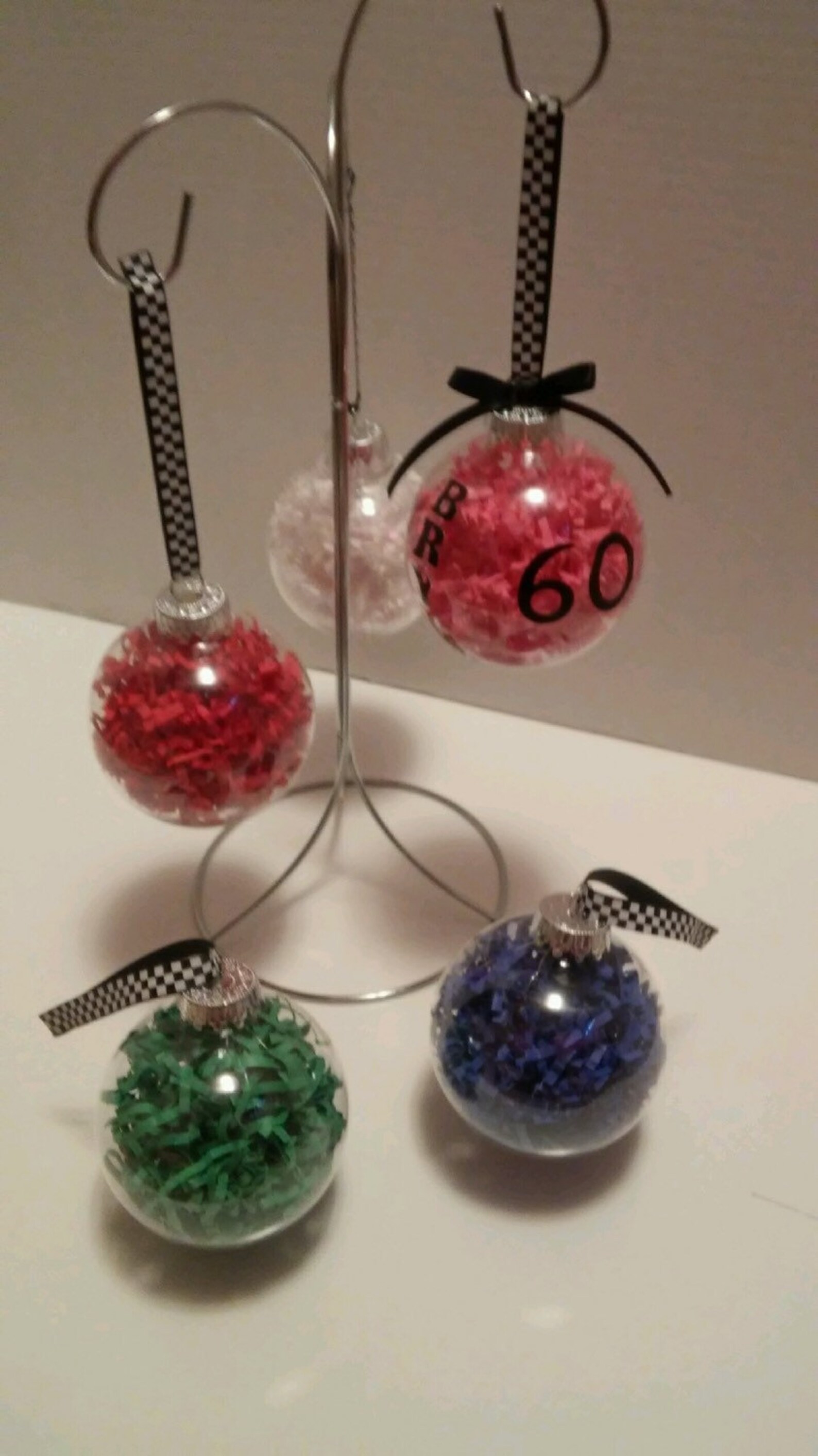 Custom Number Ornaments - Etsy