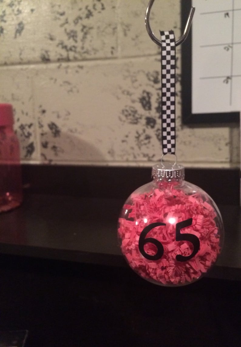 Custom Number Ornaments - Etsy