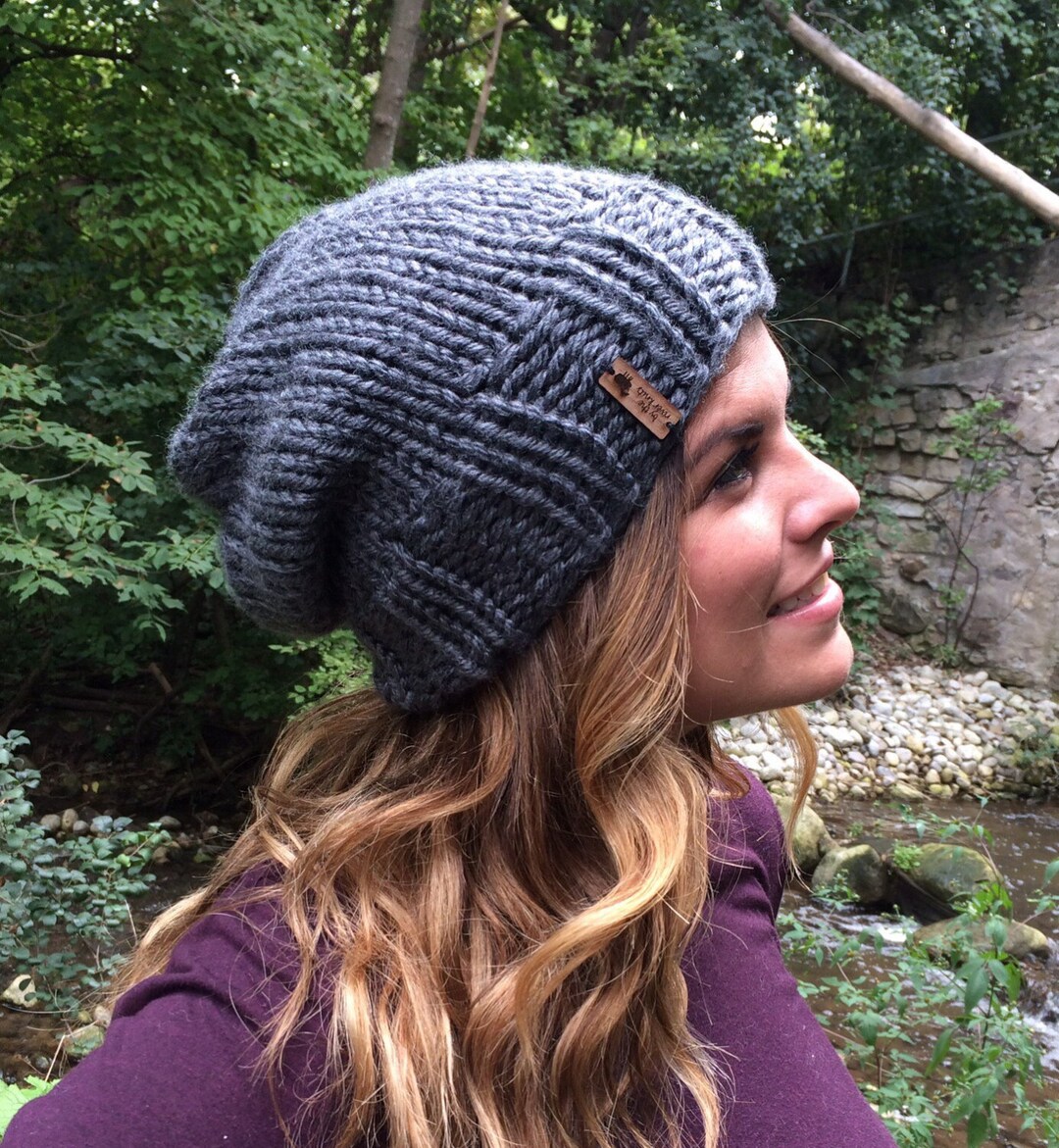 Slight Slouch Hat Beanie Slouchy - Etsy