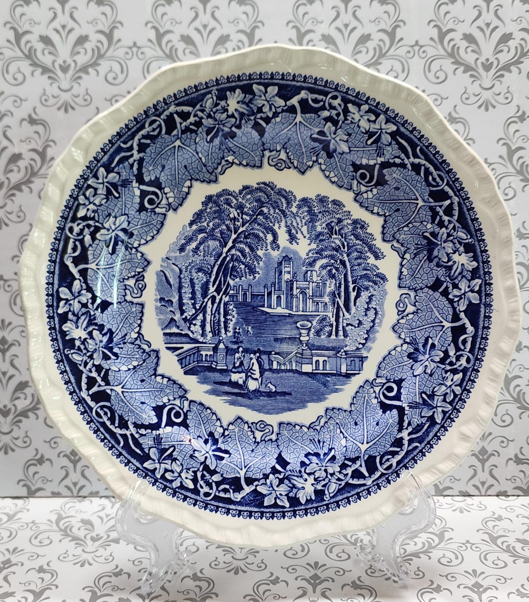 Vintage Masons Vista Blue Dinnerware - Etsy