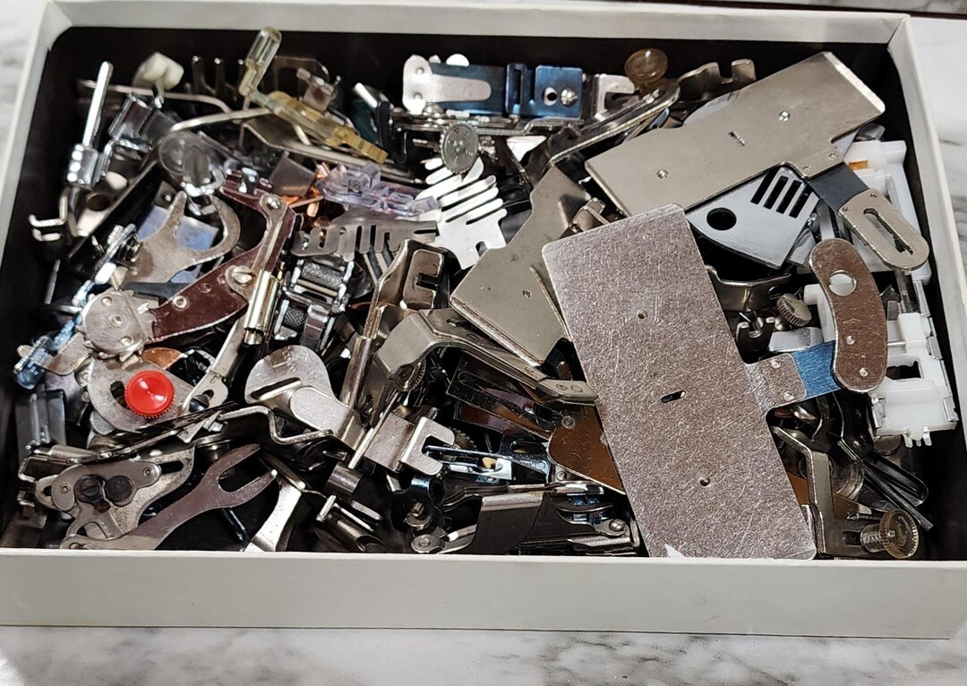 Large Box of Sewing Machine Attachments, Over 100 Pieces - Etsy