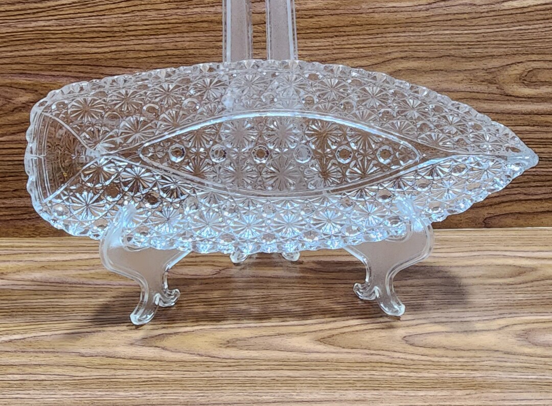 Vintage George Duncan & Sons Daisy and Button Pattern Celery Canoe ...