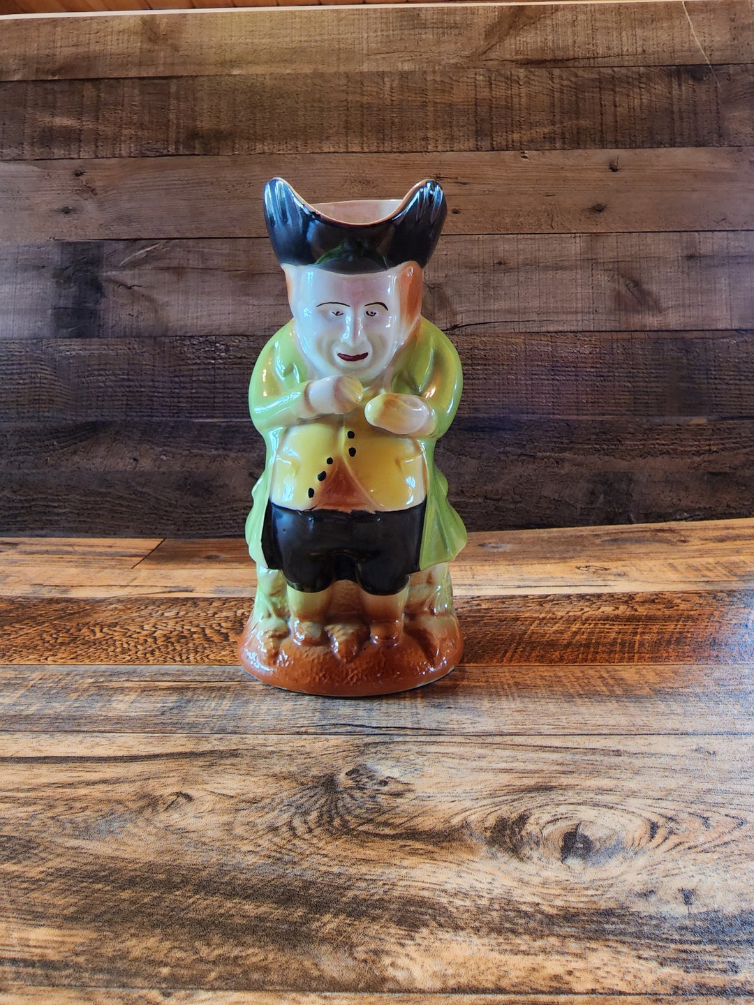Vintage Large Toby Jug "snuff Taker" - Stamped Made in England - Etsy