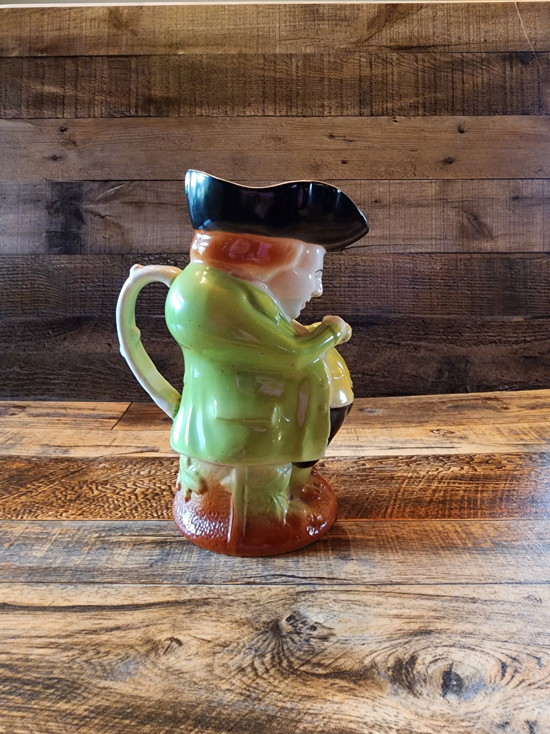 Vintage Large Toby Jug "snuff Taker" - Stamped Made in England - Etsy