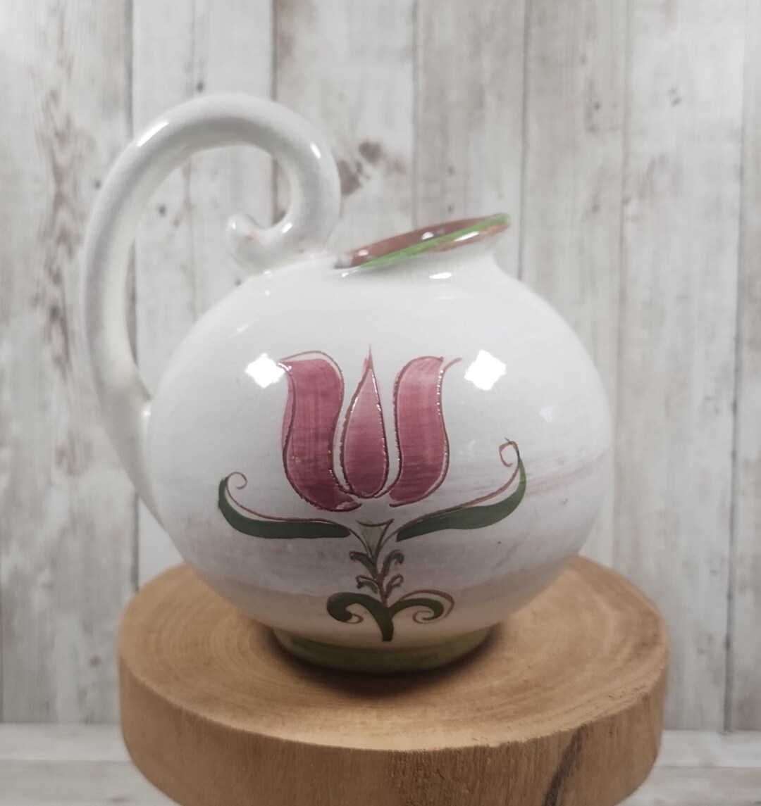 Vintage Stangl Pottery Terra Rose Ball Pitcher Trenton New Jersey - Etsy