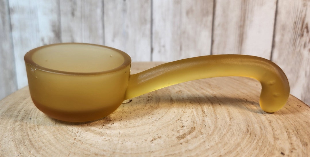 Vintage Depression Glass Satin Amber Ladle Condiment Spoon - Etsy