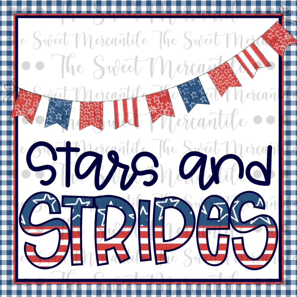 2 Square Stars and Stripes_ Printable Cookie Tag - Etsy UK