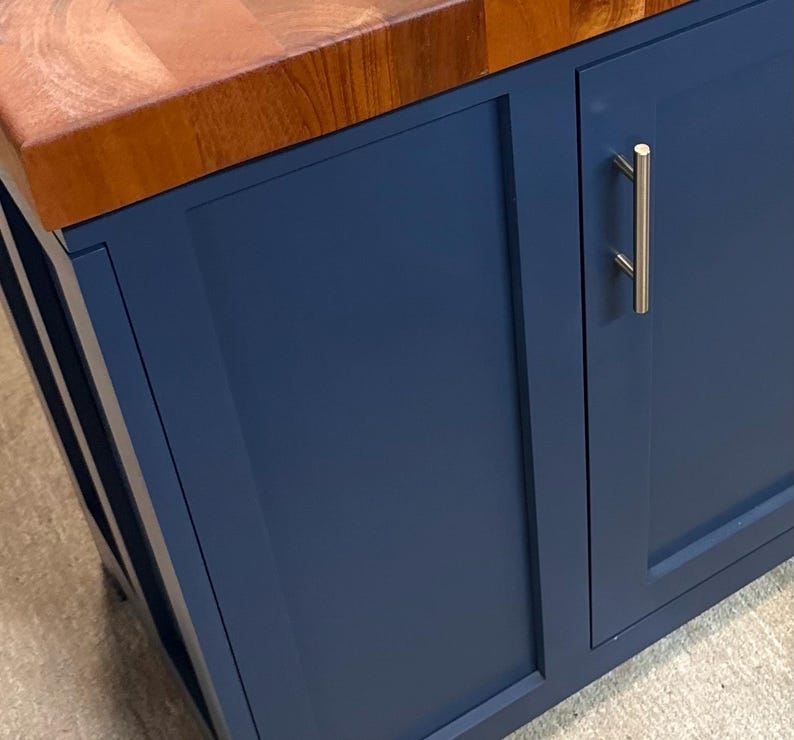 Traditional but Twisted - Kitchen Island With Mahogany End Grain ...