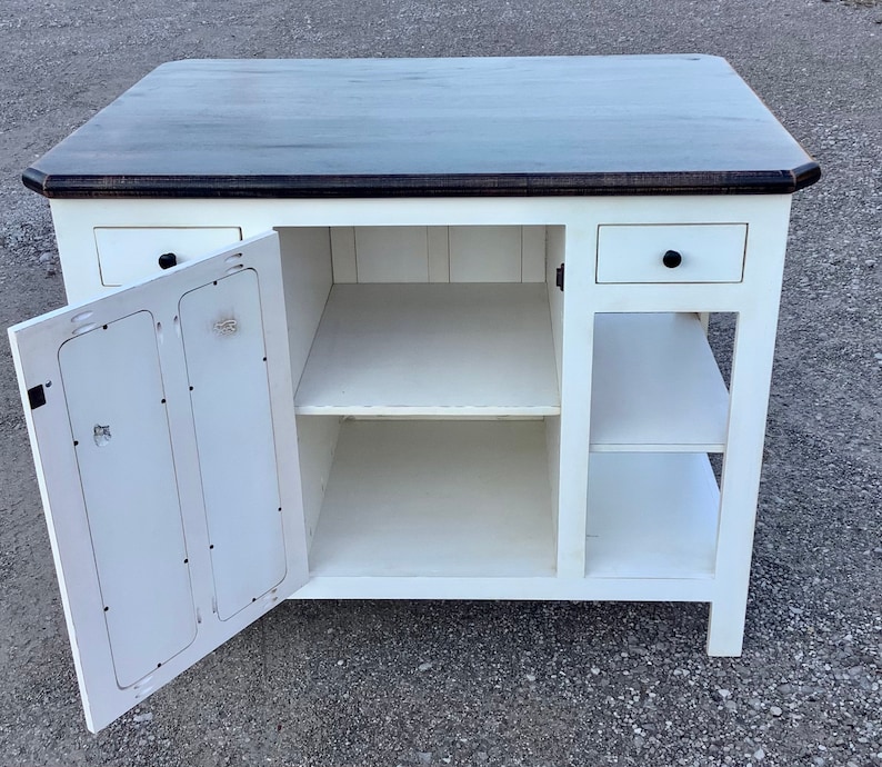 Mamas Farmhouse Kitchen Island Wine and Storage Island With - Etsy