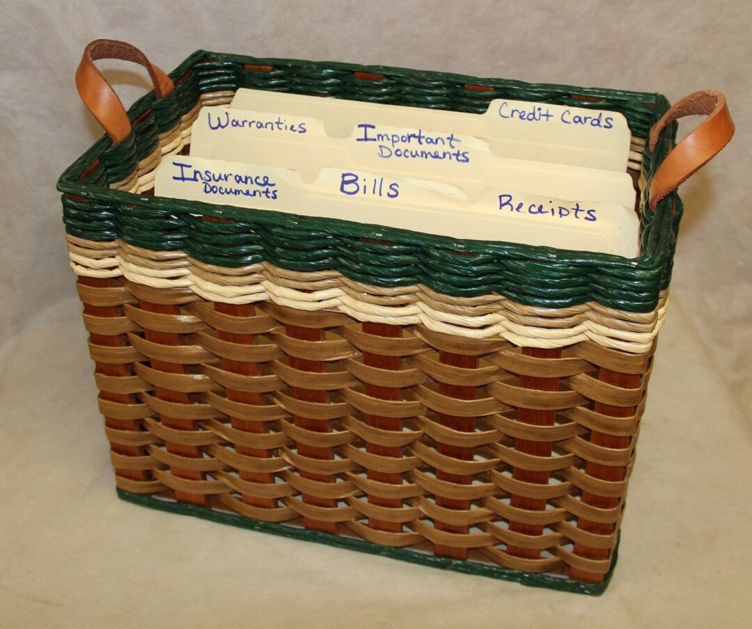File Organizer Basket - Etsy