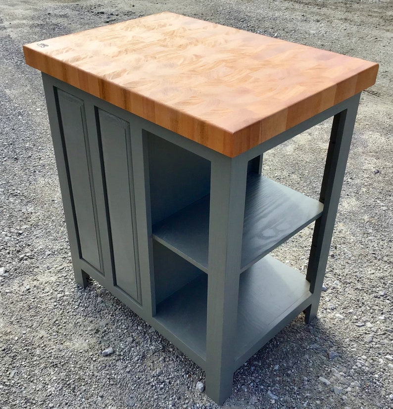 Farmhouse Kitchen Island- 22x36 Mahogany End Grain Butcher Block ...
