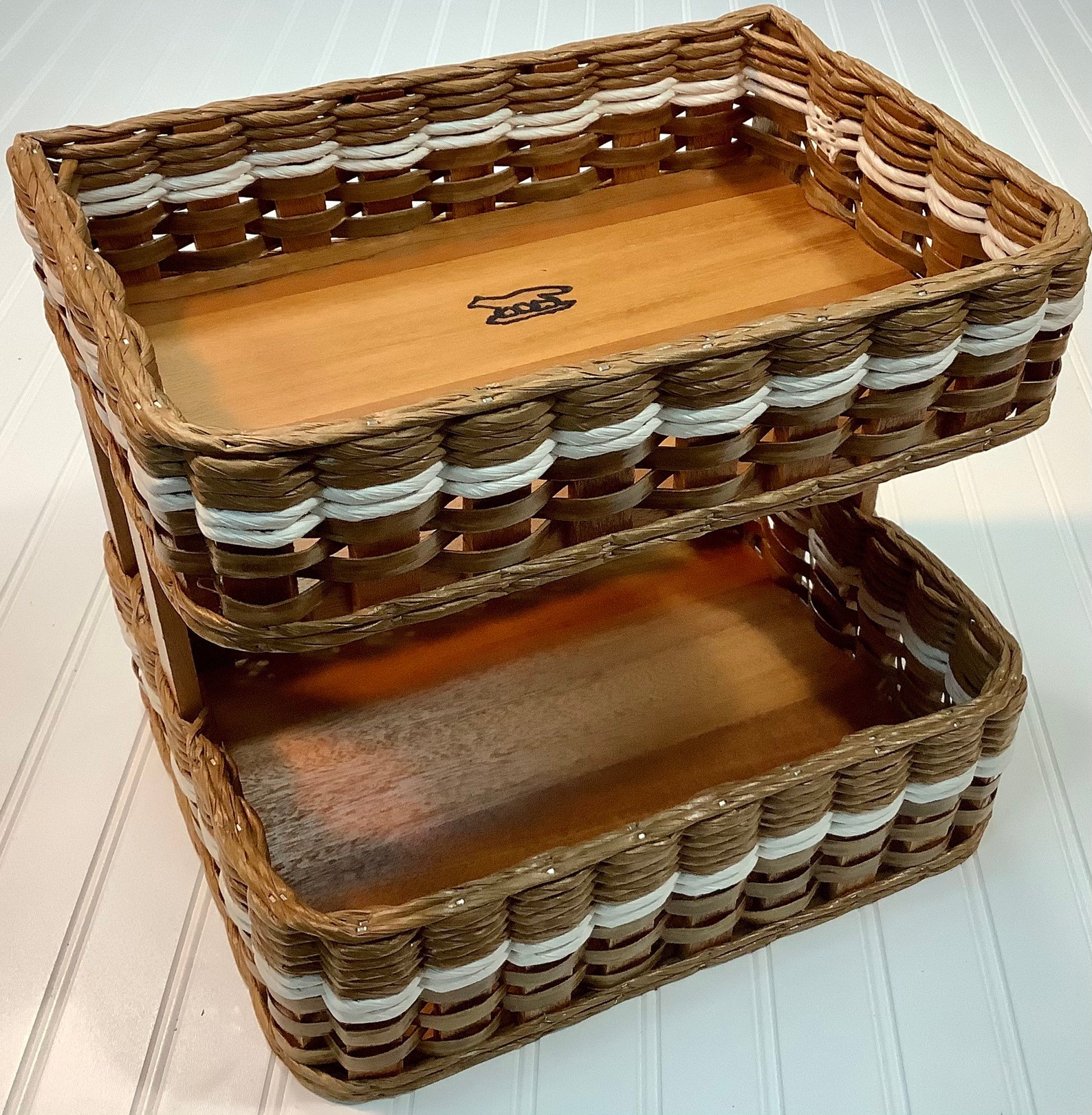 Double Bread and Pastry Basket | Etsy