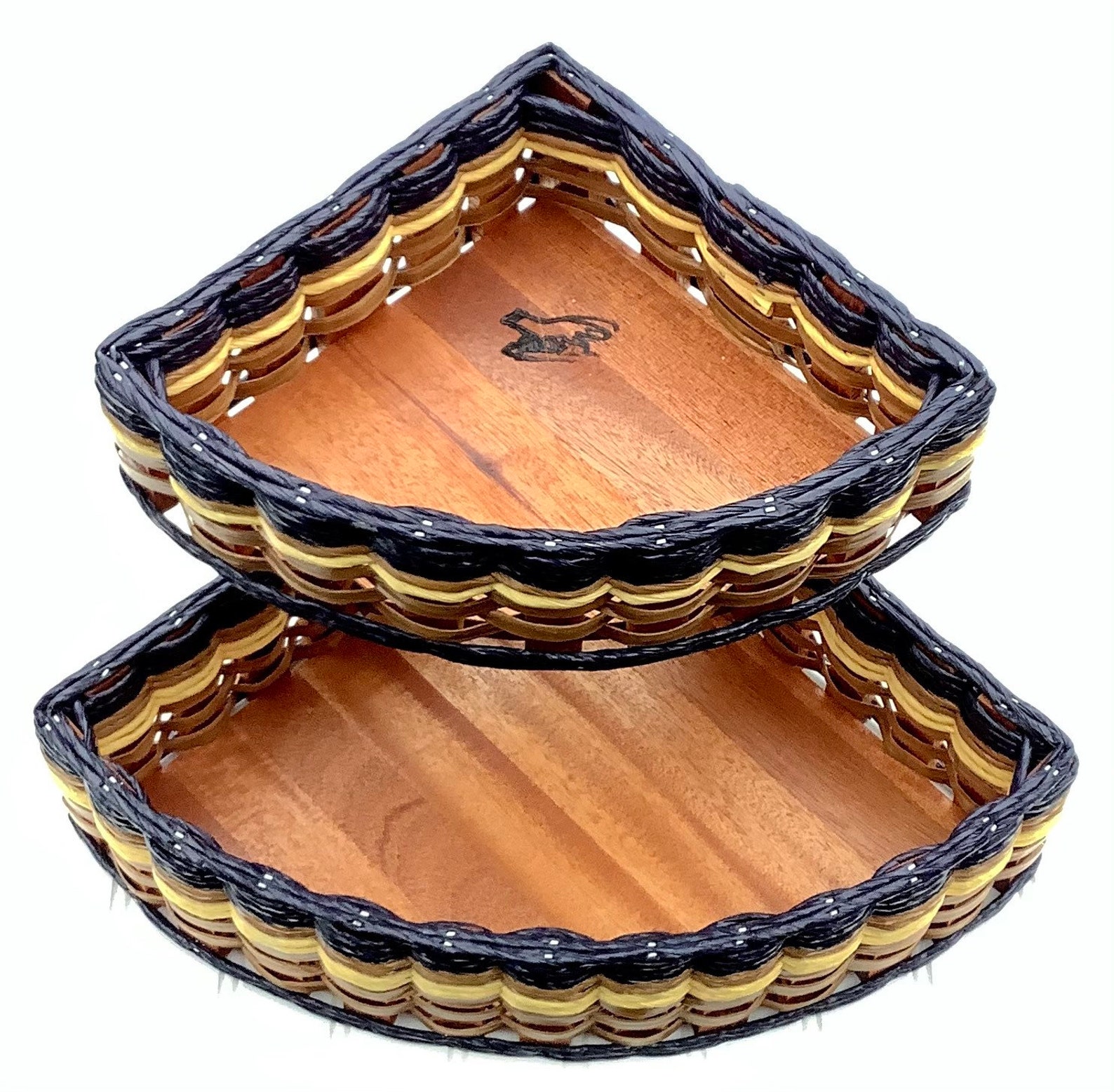 Double Corner Basket - Etsy