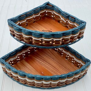 Double Corner Basket - Etsy