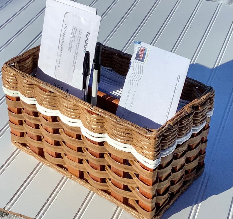 Mail Organizer Basket - Etsy