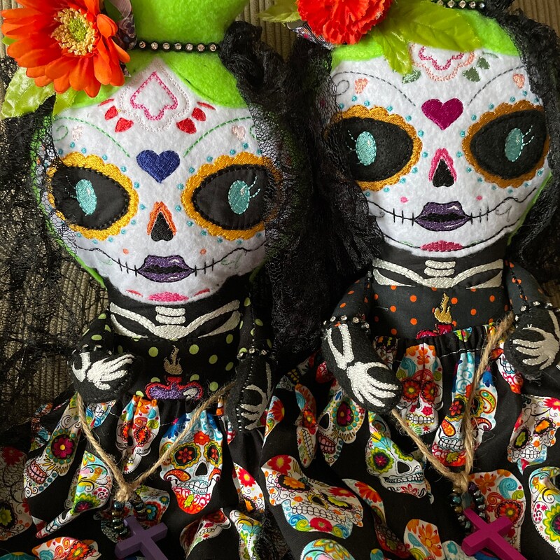 Sugar Skull Doll - Etsy
