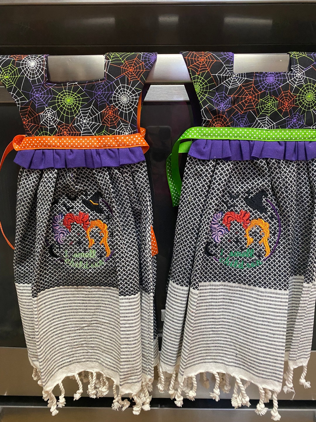 Halloween, Hocus Pocus , Kitchen Oven Apron, Dish Towel, Oven Door ...