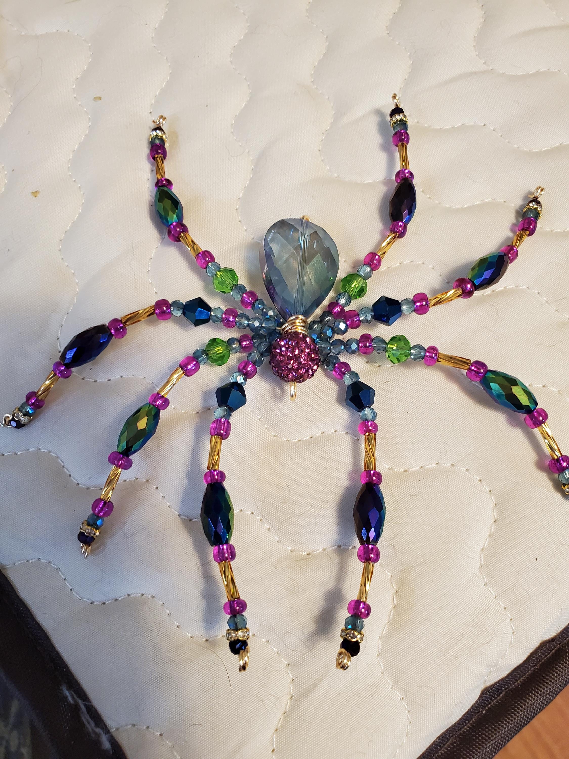 Colorful Beaded Spider - Etsy