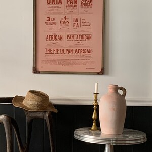 Pan-african Movements Pre & Post WWI and WWII Poster, Black History ...