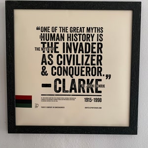 Dr. John Henrik Clarke Pan-african History Poster, Black History, Black ...