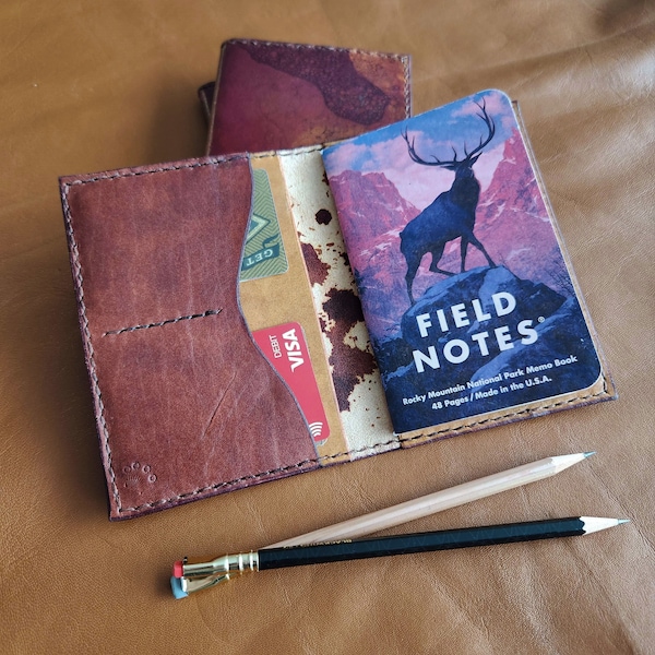 Leather Field Notes - Etsy