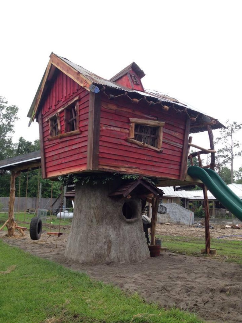 Fish Camp Shanty Tree House Play Structure - Etsy