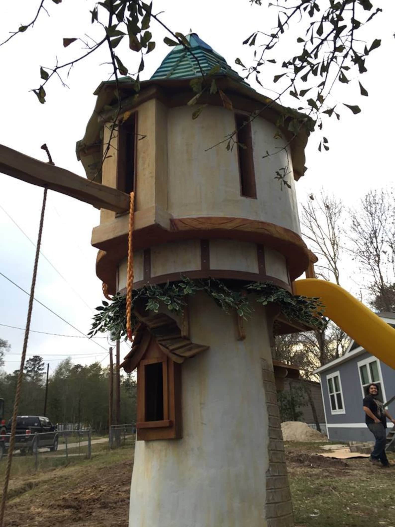 Rapunzel's Castle Tree House - Etsy