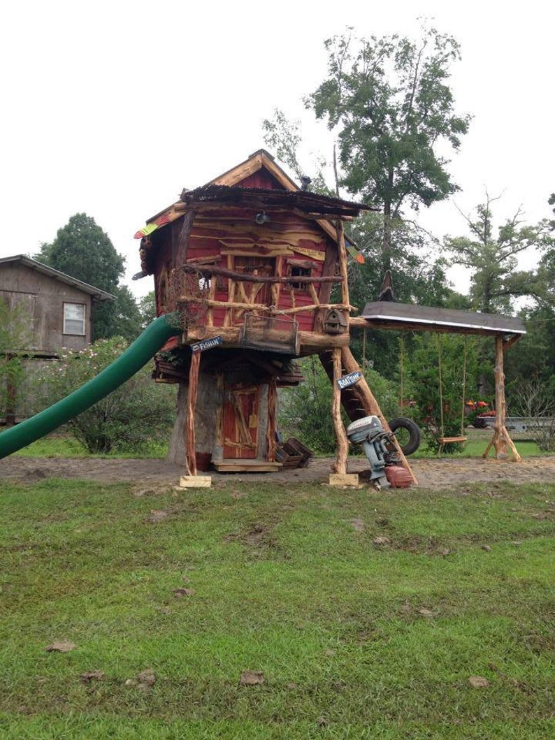 Fish Camp Shanty Tree House Play Structure - Etsy