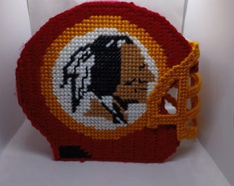 Washington Commanders Helmet Style Tissue Box Cover Plastic Canvas - Etsy
