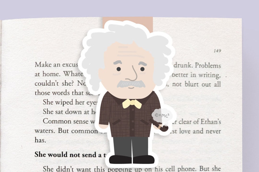 Einstein Magnetic Bookmark (jumbo) - Etsy