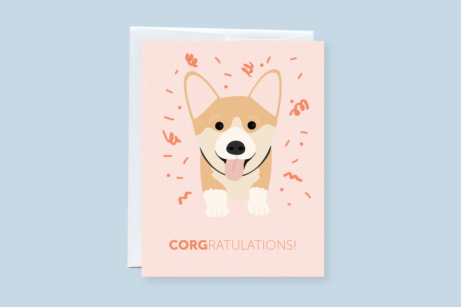 Corgi Congratulation Corgratulations Greeting Card | Etsy