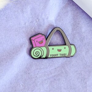 Yoga Enamel Pin - Etsy