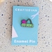 Yoga Enamel Pin - Etsy