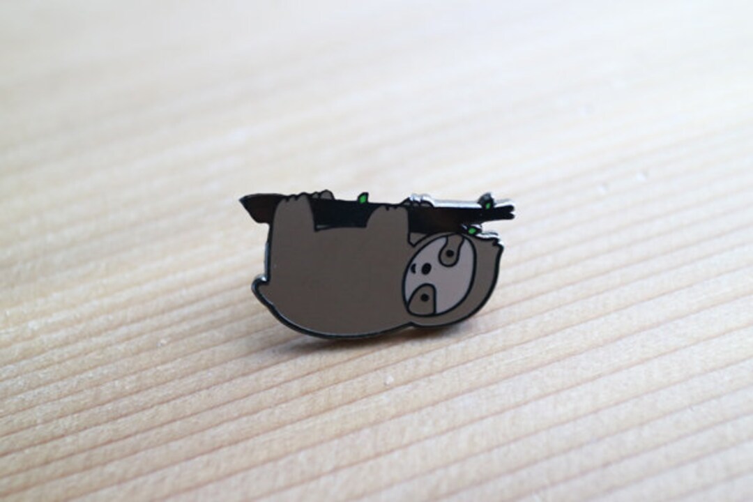 Sloth Enamel Pin - Etsy
