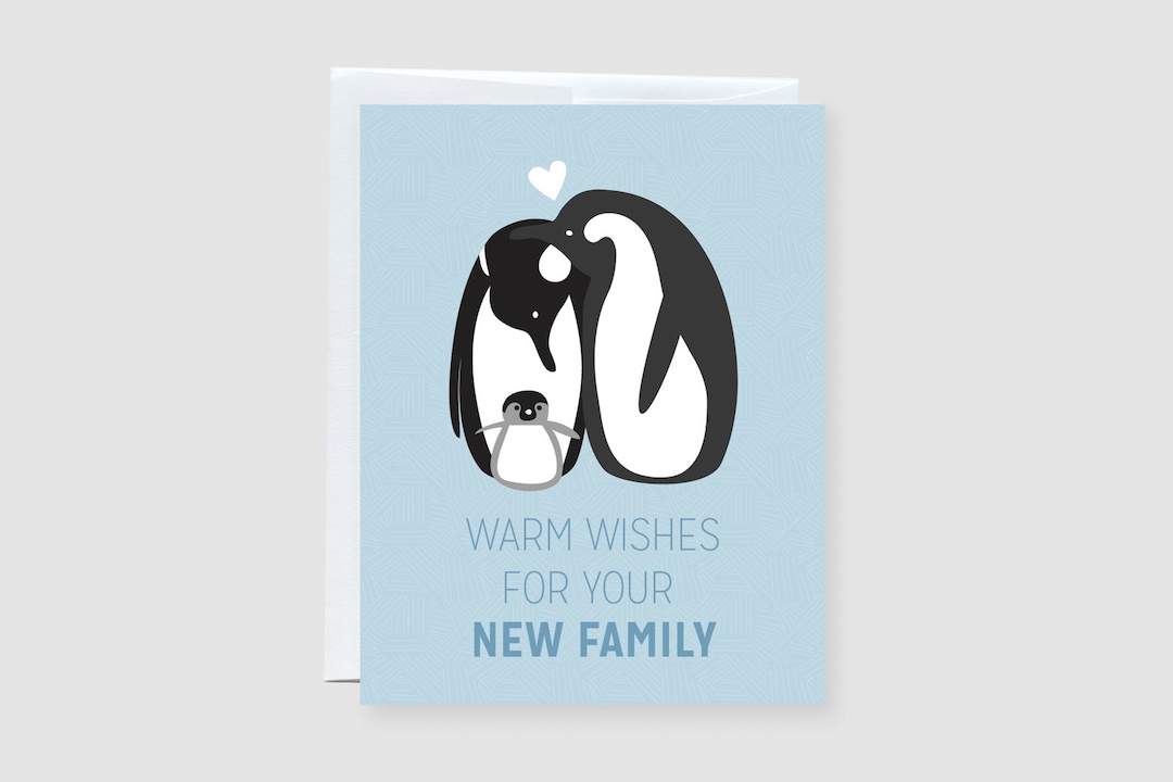 Warm Wishes for Your New Family Greeting Card - Etsy