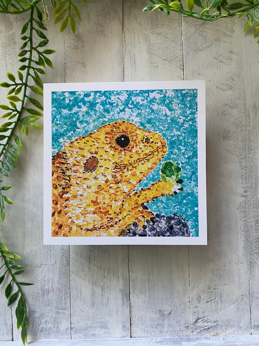 Bearded Dragon Art Print Bearded Dragon Art Bearded Dragon Print Gift ...
