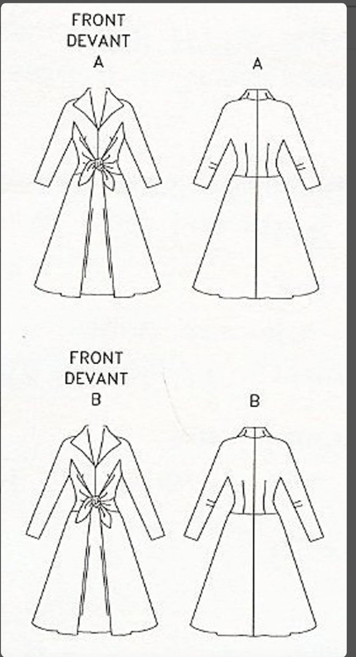 Vogue Pattern 2401, Vintage, Uncut, Vogue Vintage Model Original 1952 ...