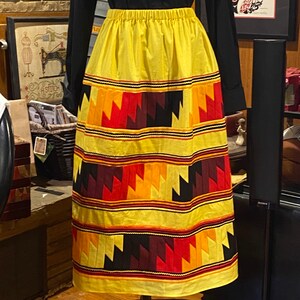 New Seminole Patchwork Skirt Featuring Lightening Patchwork in Fire ...