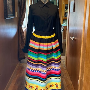New Seminole Patchwork Skirt Made to Order Features a Fitted Waistband ...