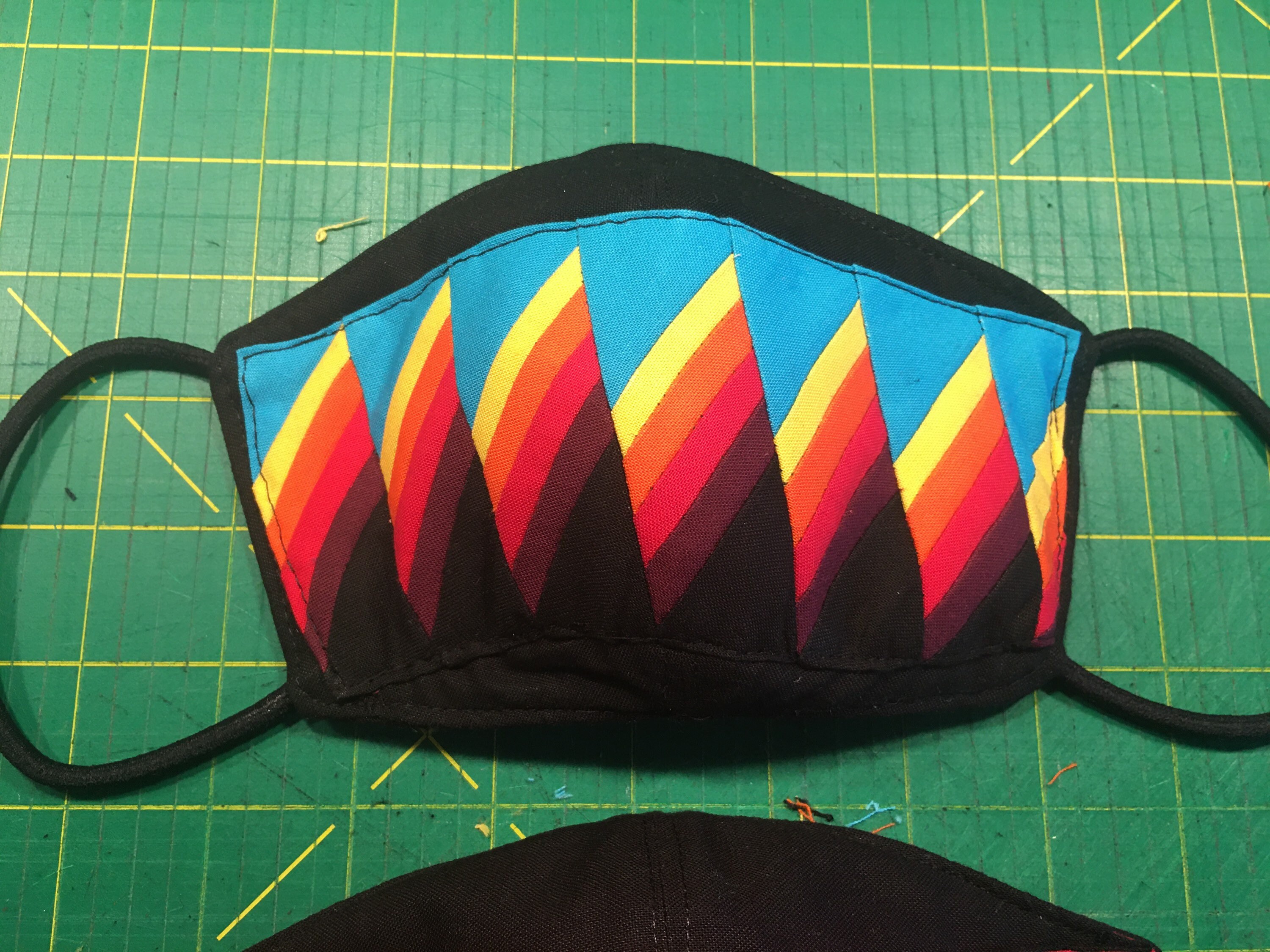 New Seminole Patchwork Face Mask Featuring Everlasting Fire Patchwork ...