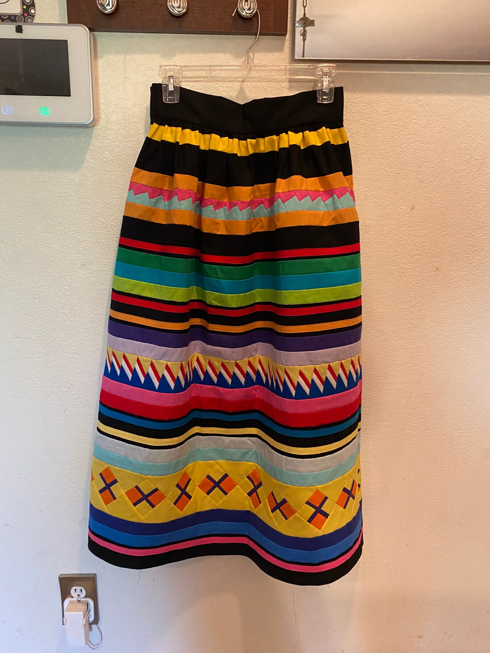 New Seminole Patchwork Skirt Made to Order Features a Fitted Waistband ...